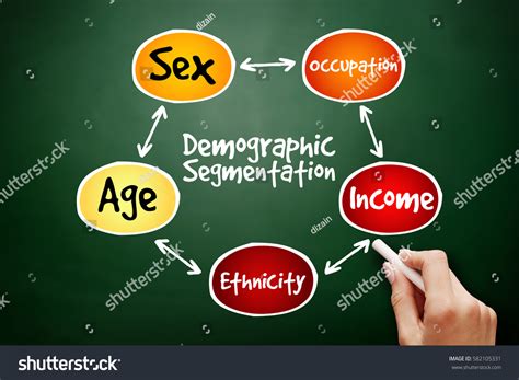 Demographic Segmentation Mind Map Flowchart Social Stock Photo 582105331 Shutterstock