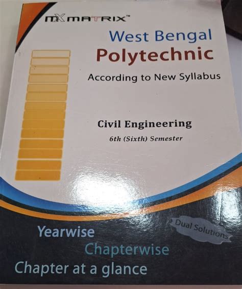 civil 6th semester polytechnic matrix organizer 2024