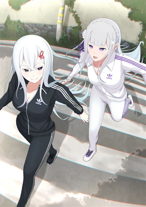 Oc Echidna And Emilia Fan Art Rrezero