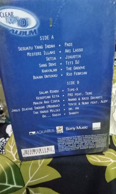 Segel Cassete Clear Top 10 Musik And Media Cd Dvd And Lainnya Di Carousell