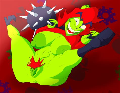 Rule 34 Annie Bell Antonblast Big Ass Big Breasts Green Skin
