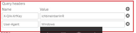 how to setup a data connection to the qrs api usin qlik community
