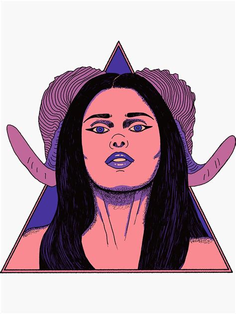 Demon Girl Sticker For Sale By Decayeddesign Redbubble