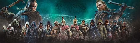 Download Iconic Assassins Creed Characters United Wallpaper
