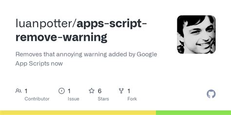 GitHub Luanpotter Apps Script Remove Warning Removes That Annoying Warning Added By Google