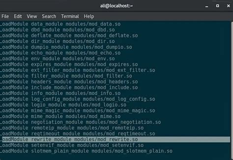 Mod Rewrite Centos
