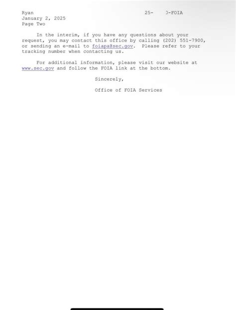 My Foia Request To The Sec Heres Their Response Apply The Pressure