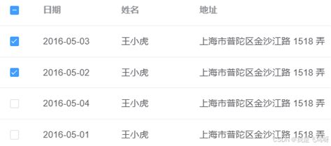 Vue2 创建一个可多选的table，并回显数据选中状态vue Csdn专栏