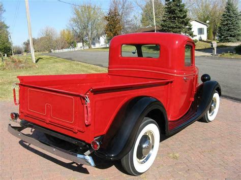 1936 Ford 68 Pickup Rear 3 4 139257