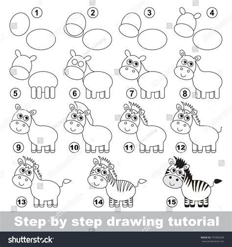 How To Draw A Cute Zebra
