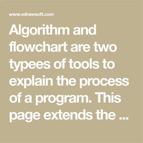 Explain Algorithm And Flowchart With Examples Edraw