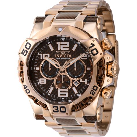 Invicta Mammoth Chronograph Quartz Brown Dial Mens Watch 38796