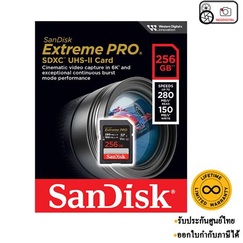 Sandisk Extreme Pro Sdxc V60 Uhs Ii Card Shopee Thailand
