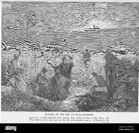Gustave Doré Ark Is Returned Beth Shemesh Stock Photo Alamy