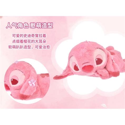 【現貨】上海迪士尼樂園～櫻花系列 史迪奇衛生紙套 限量～～娃娃 蝦皮購物