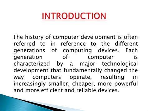 Generations Of Computers Pptx Computing Technology And Computing