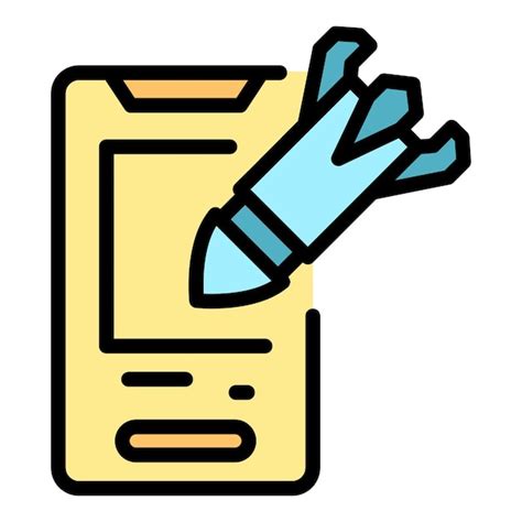 Premium Vector Smartphone Malware Attack Icon Outline Smartphone Malware Attack Vector Icon