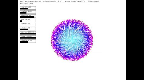 particle system with gui in openframeworks youtube