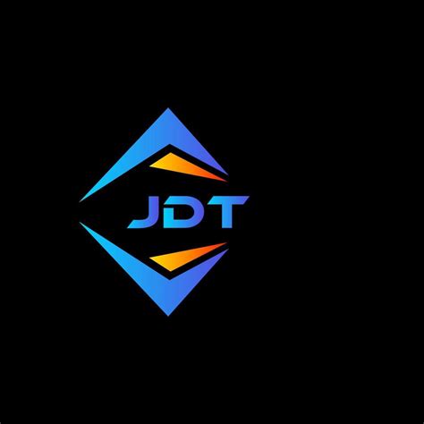 Jdt Abstract Technology Logo Design On Black Background Jdt Creative