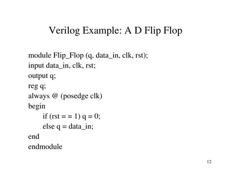 Ppt Lecture 1 Verilog Hdl Introduction Powerpoint Presentation Free