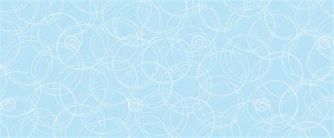 Illustration Of Vector Background With Blue Colored Circle Pattern Stock Vector Illustration