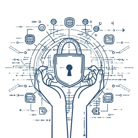 Data Governance Framework For Information Protection Outline Hands Concept File Management