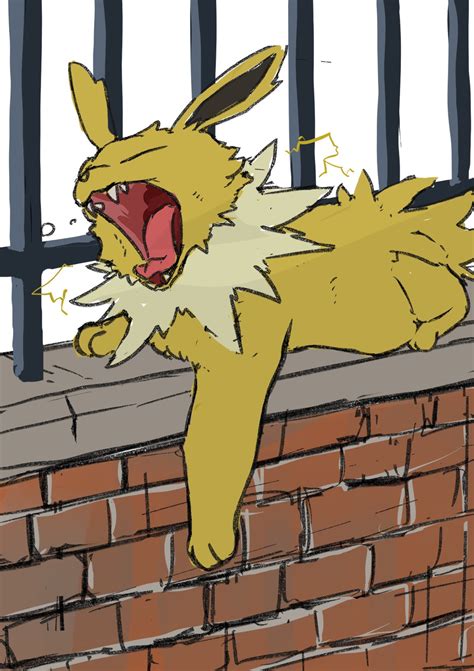 Jolteon Pokemon Drawn By Aomon Yuuji Danbooru