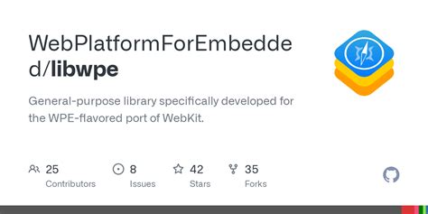 Github Webplatformforembeddedlibwpe General Purpose Library