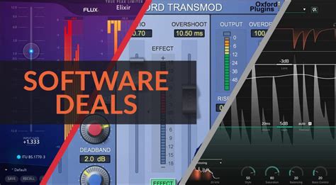 Flux Sonnox Und Sonible Software Deals Der Woche Gearnews De