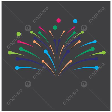 Gambar Simbol Vektor Template Logo Kembang Api Logo Templat Bersinar Png Dan Vektor Dengan