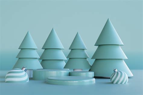메리 크리스마스와 새해 복 많이 받으세요 3d 그림 빈 연단과 크리스마스 장식품 0명에 대한 스톡 사진 및 기타 이미지 0명