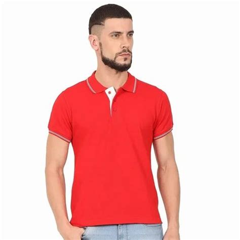 Cotton Unisex Degree Regular Fit Red T Shirt At Rs Piece In Pune ID