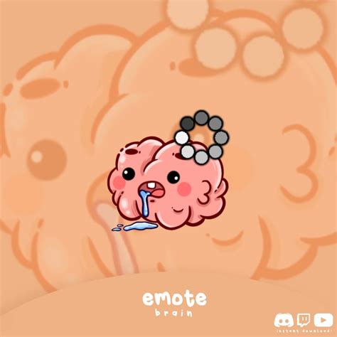 Brain Emote High Quality Errors Twitch Discord Youtube Direct Upload Etsy Australia