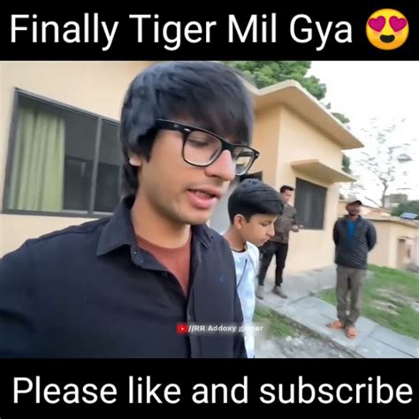 😍 Finally Tiger Mil Gya Ll 🔥 Sourav Joshi Thug Life Memes 😎