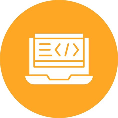Premium Vector Laptop Coding Vector Illustration Style