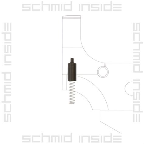 Buffer Retainer Pin Schmid Inside