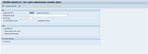 CX3FB SAP Tcode Upload FVAs Master Data Transaction Code