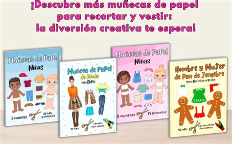Muñecas De Papel Para Recortar Y Vestir Más Una Versión Para Colorear