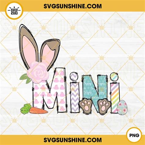 Mini Easter Png Mini Bunny Png Easter Mom Png Happy Easter Png
