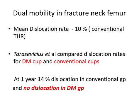 Dual Mobility Cups 6 Pptx