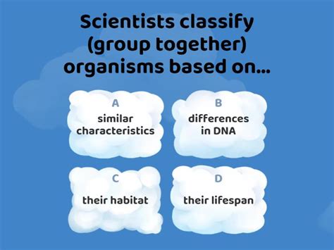 Classifaction Quiz Classifaction Quiz