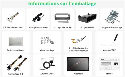 ATOTO F7XE 10 Pouces Construit En Dab Autoradio Adaptatif 2 DIN Et 1