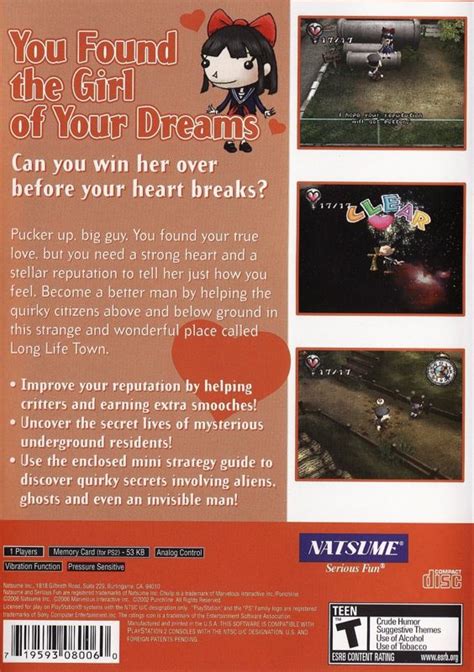Chulip 2002 Playstation 2 Box Cover Art Mobygames
