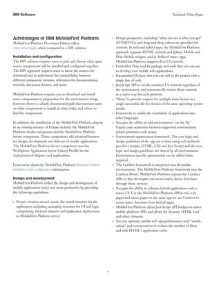 Mobilefirst Build Enterprise Class Apps For Mobile First Pdf