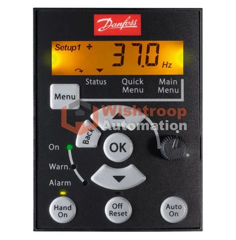 Danfoss Fc051 Vlt Control Panel Lcp 12 With Potentiometer P N 132b0101