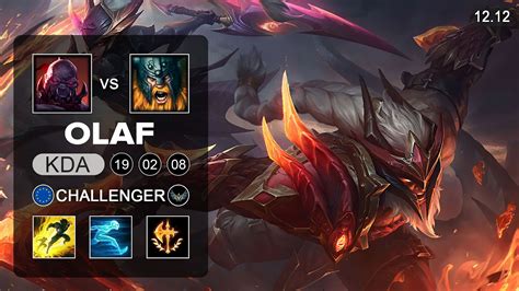 Olaf Vs Sion Top Euw Challenger Patch 12 12 Season 12 Youtube