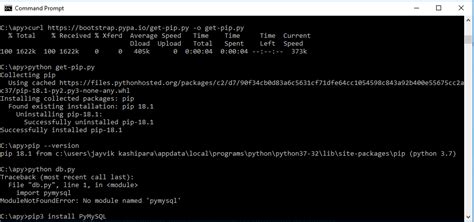 Python Database Connection Installation Setup And Steps
