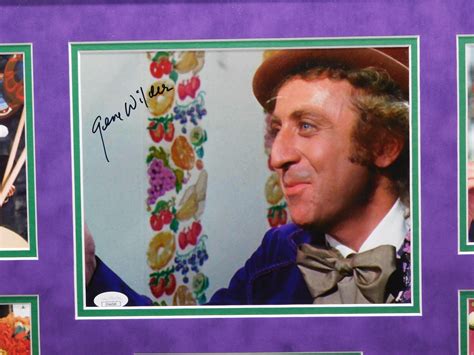 Gene Wilder Signed Autographed Framed 8x10 Photo Willy Wonka And The Cho