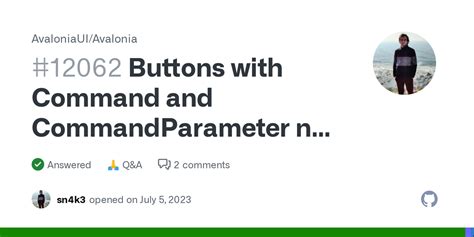 Buttons With Command And Commandparameter No Longer Work With V11