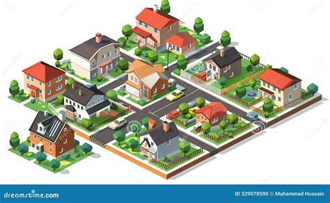 Isometric Of A Zoning Regulation Chart Showing Building Setbacks And